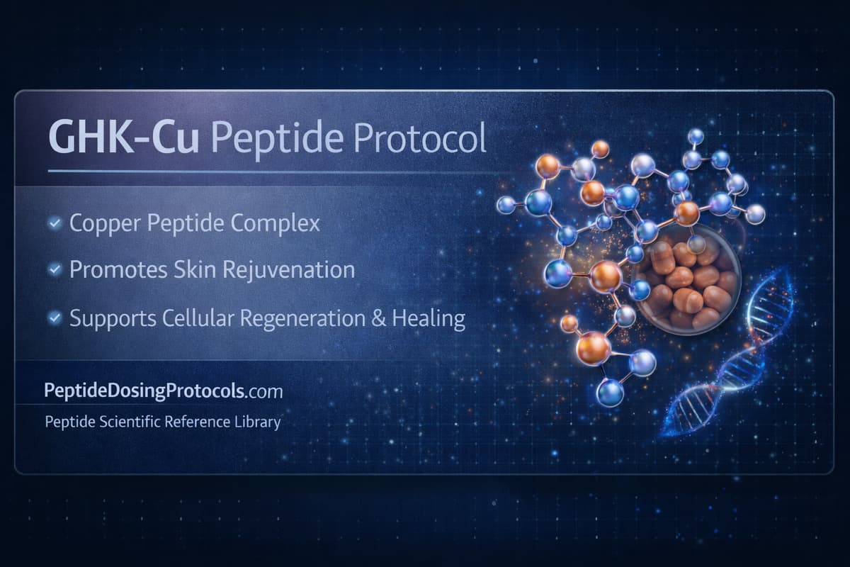 GHK-Cu Dosing Guide: Skin, Hair & Tissue Repair Protocol (2026)